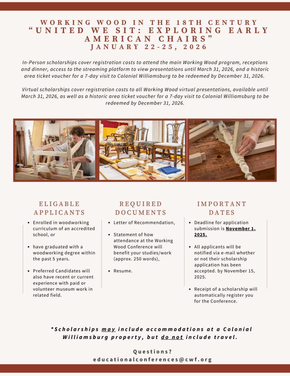 Colonial Williamsburg’s Working Wood in the 18th Century Conference ...